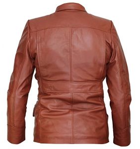 Katniss Everdeen Hunger Games Real Brown Leather Jacket