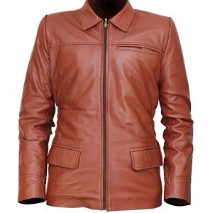 Katniss Everdeen Hunger Games Real Brown Leather Jacket